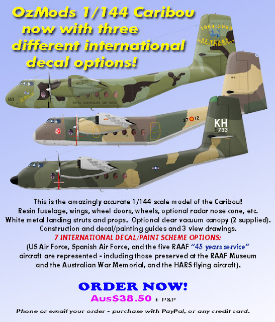 Kampfgruppe 1/144: 1/144 DHC-4 (C-7) CARIBOU - Ozmods