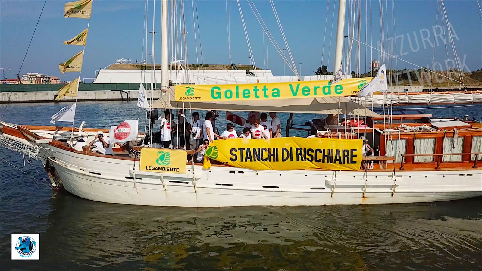 CHIOGGIA AZZURRA: LA GOLETTA VERDE OGGI POMERIGGIO IN VISITA AL ...