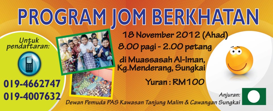 Pas Kawasan Tanjung Malim: Jom Berkhatan Sempena Cuti Sekolah...