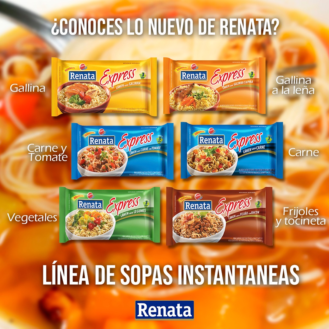 El Gourmet Urbano: #SOPAS | #VENEZUELA | Sopas instantáneas RENATA ...