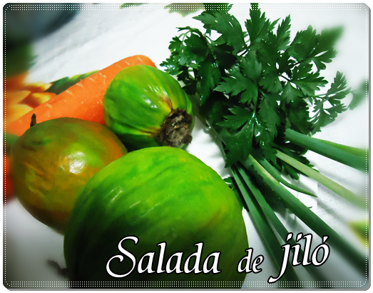 De Quase Tudo Um Pouco!: Salada de jiló com cenoura no microondas!