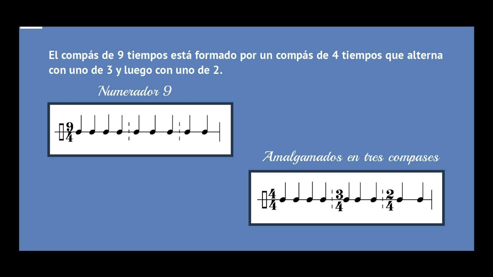 Tempo Di Teoria: Compases aditivos (amalgama)