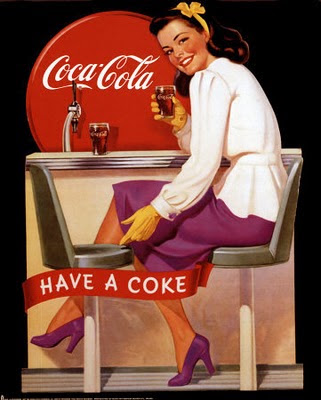 ♥ Miss Grape: Pin-up + Coca-Cola = Poster!