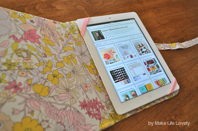 DIY iPad Case {FREE Using Recycled Materials!}