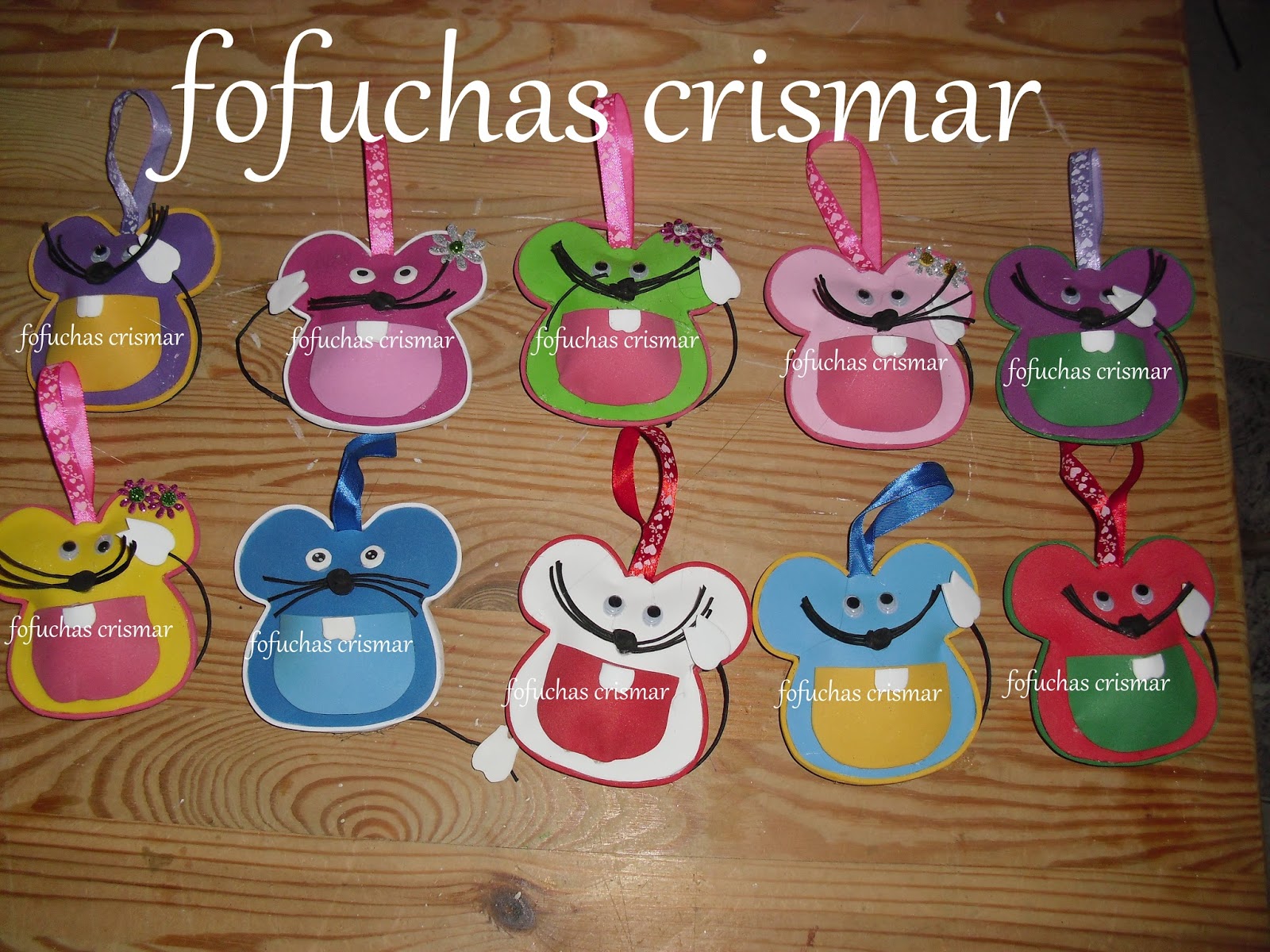 FOFUCHAS CRIS&MAR: Raton Perez , guarda dientes goma eva.