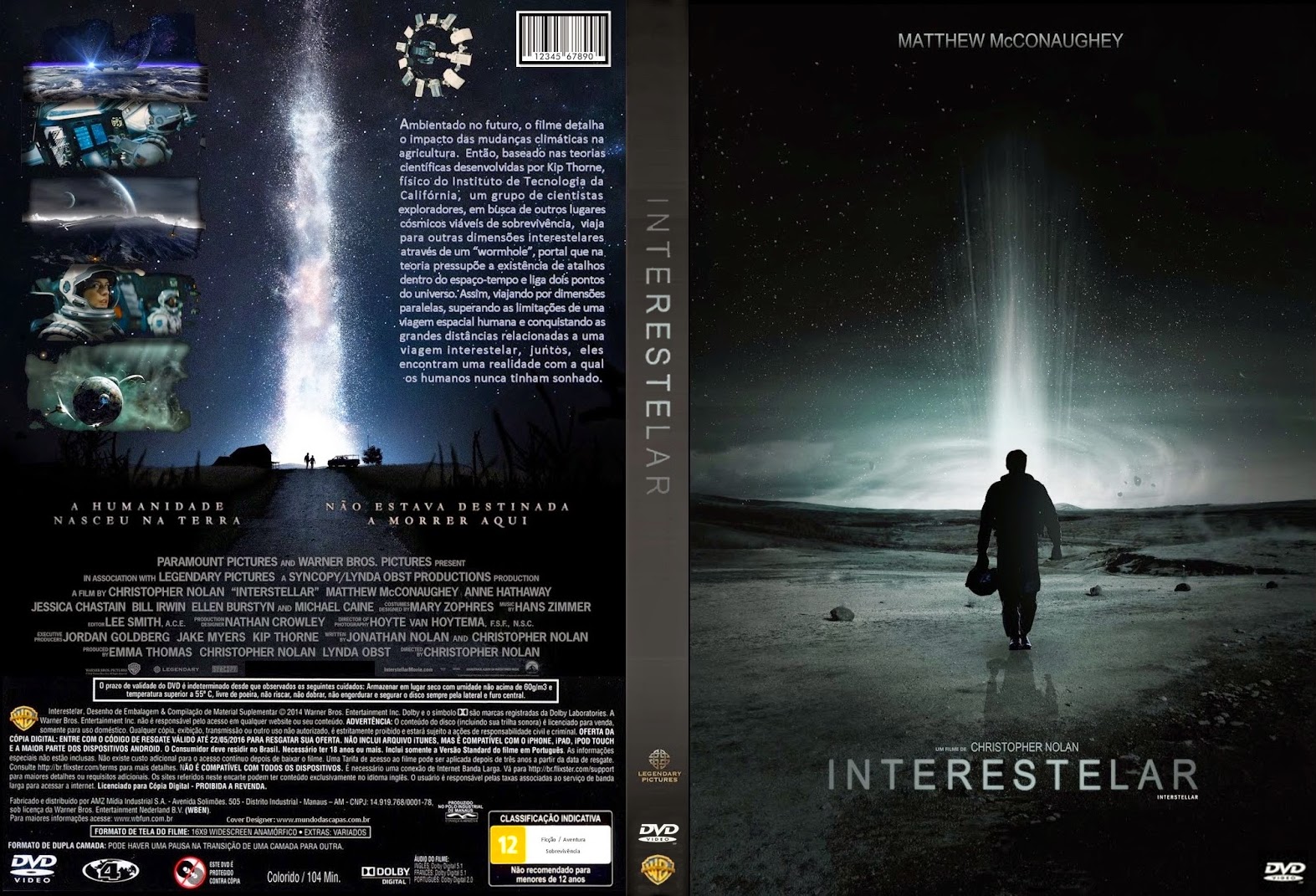 Capa Interestelar - O Melhor em capas do Brasil