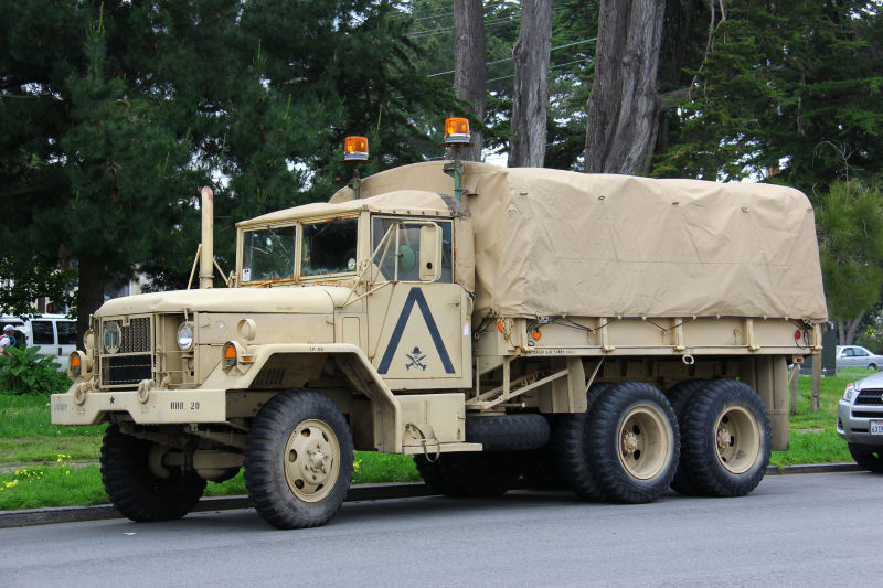 California Streets: San Francisco Street Sighting - 1972 AM General M35A2C