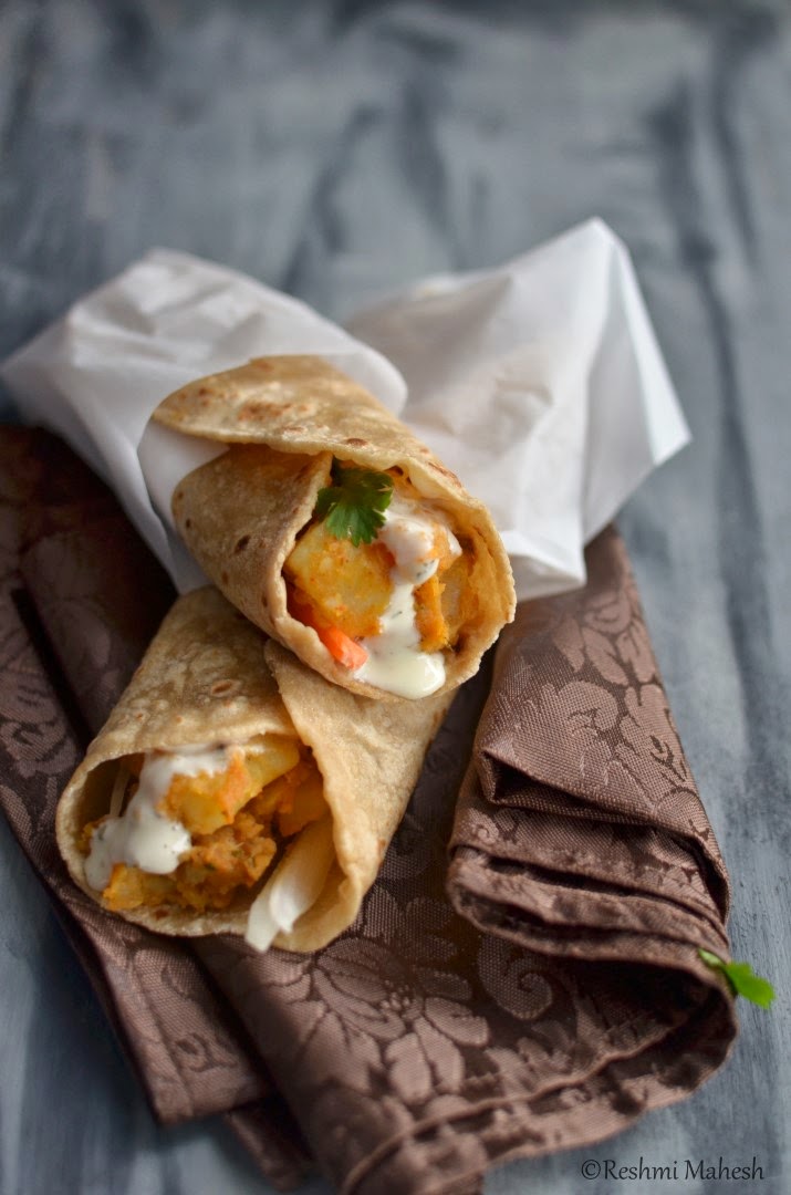 Easy Cook: Chapathi Rolls With Potato Masala