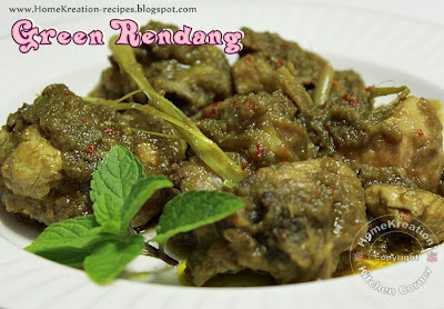 HomeKreation - Kitchen Corner: Green Rendang (Rendang Hijau)