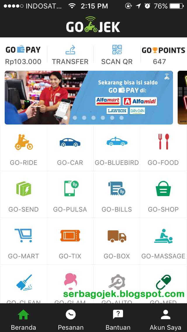 Cara Menggunakan Go Food Untuk Pesan Makanan Lewat GoJek