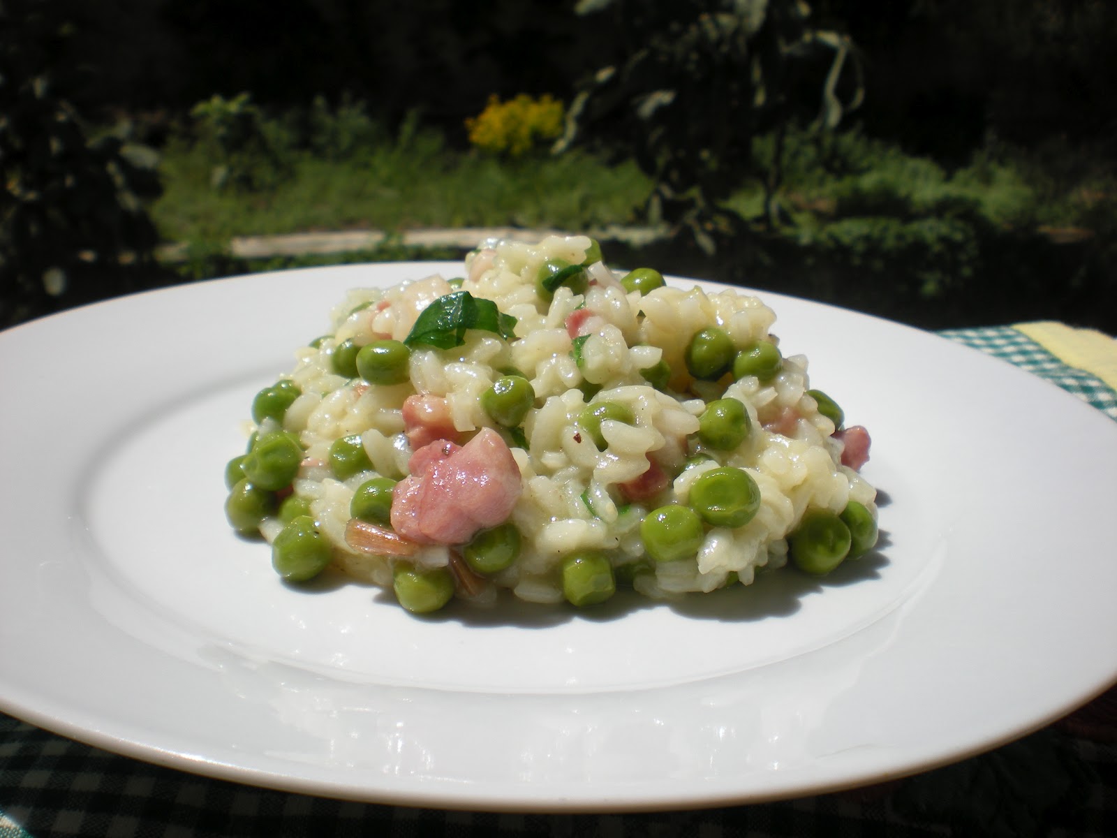 Risotto Piselli e Pancetta Affumicata...alias Risi e Bisi fumè ...
