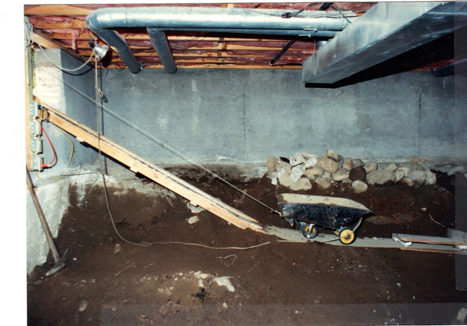 Huffin & Puffin Plans & Projects: Basement Crawl Space Excavation