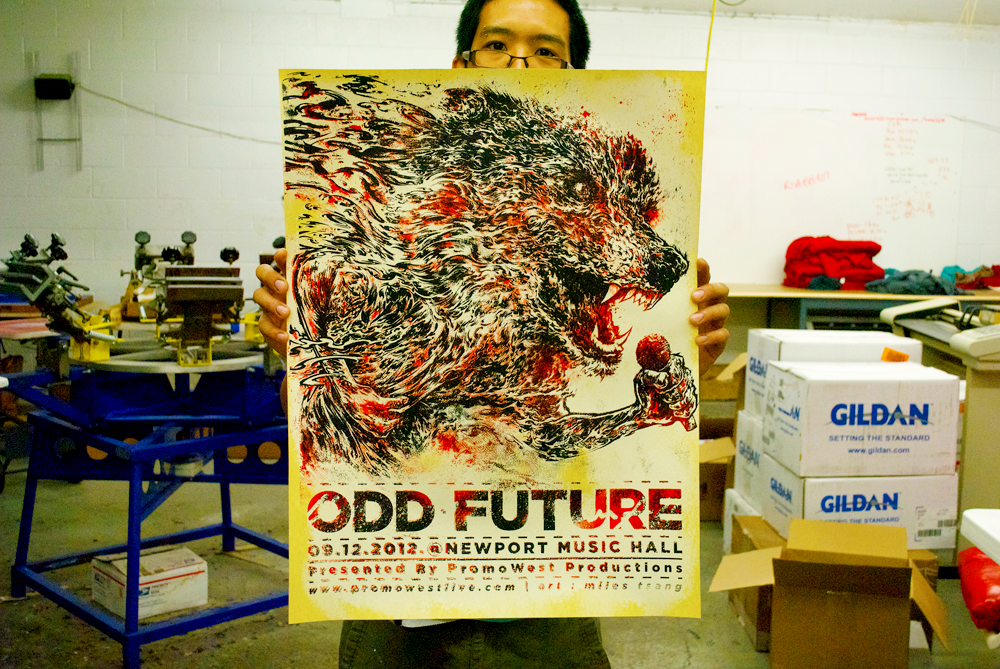 INSIDE THE ROCK POSTER FRAME BLOG: New Poster by Miles Tsang for Odd ...