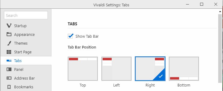 Vivaldi Browser Release the New Windows Panel Control Feature - H2S Media
