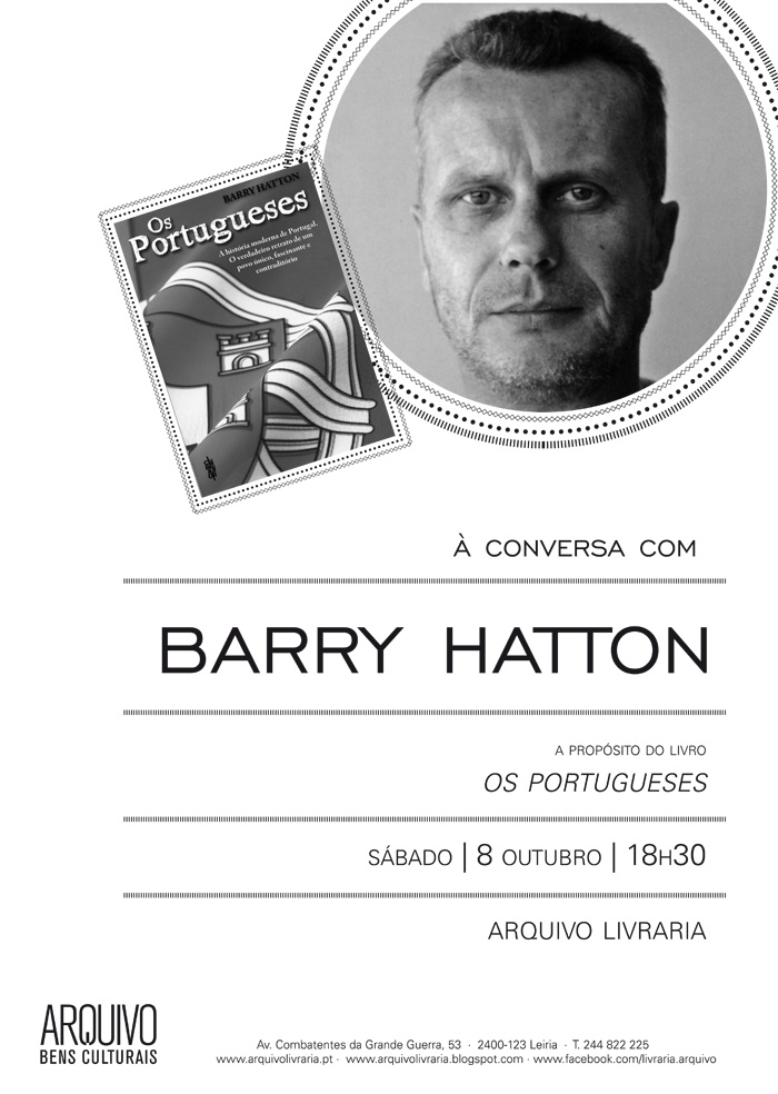 Livraria ARQUIVO: "Os Portugueses", de Barry Hatton, apresentado na Arquivo