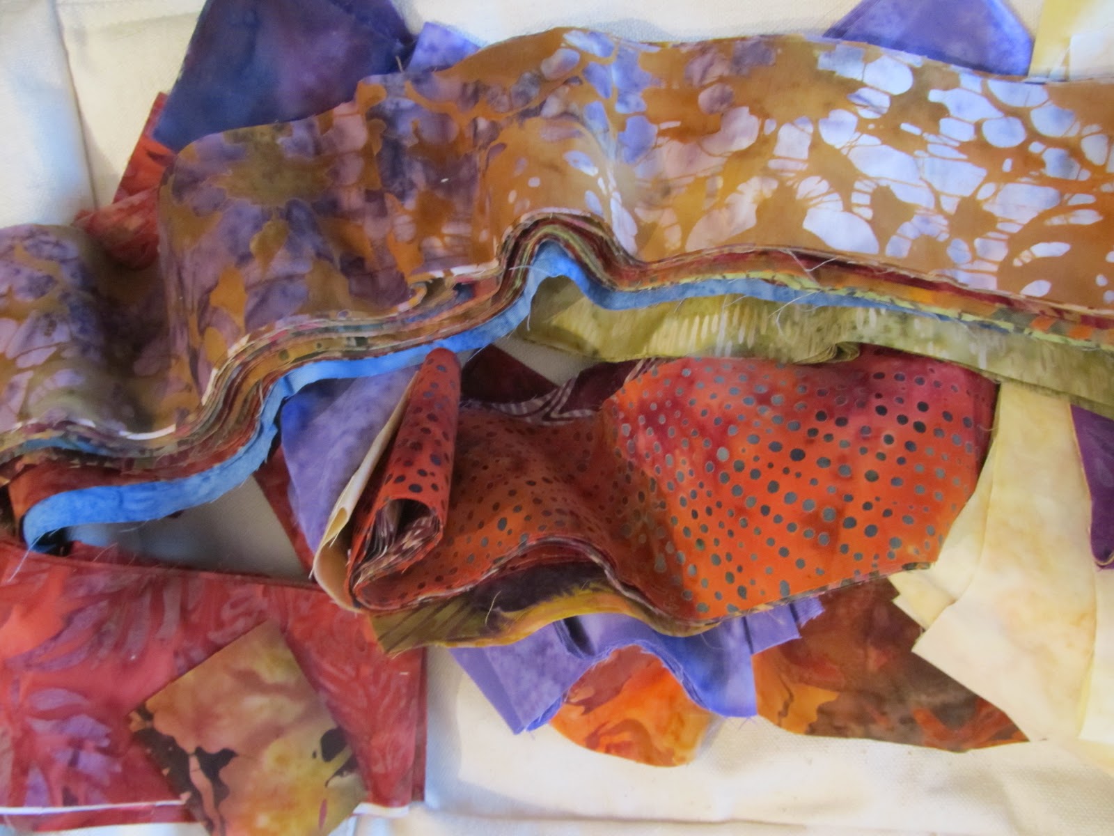 Jayne's Quilting Room: Stash-Busting Batiks