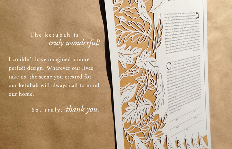 BRIDE & GROOM TESTIMONIALS | Woodland Papercuts