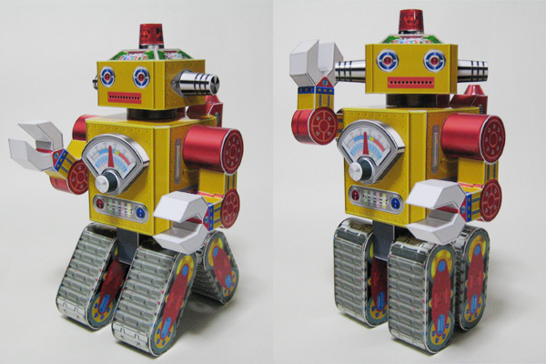 CASITA DE PAPEL: Dollhousepaper: Robot