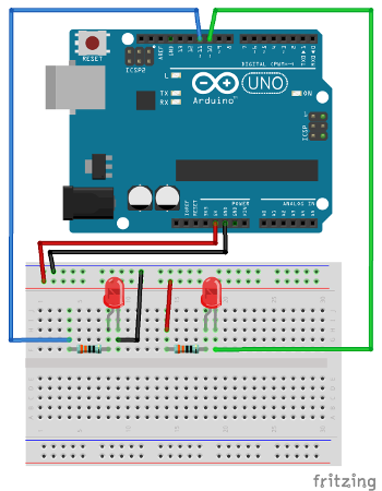 Berislav Kovački: Interfacing LEDs with Microcontroller / Arduino