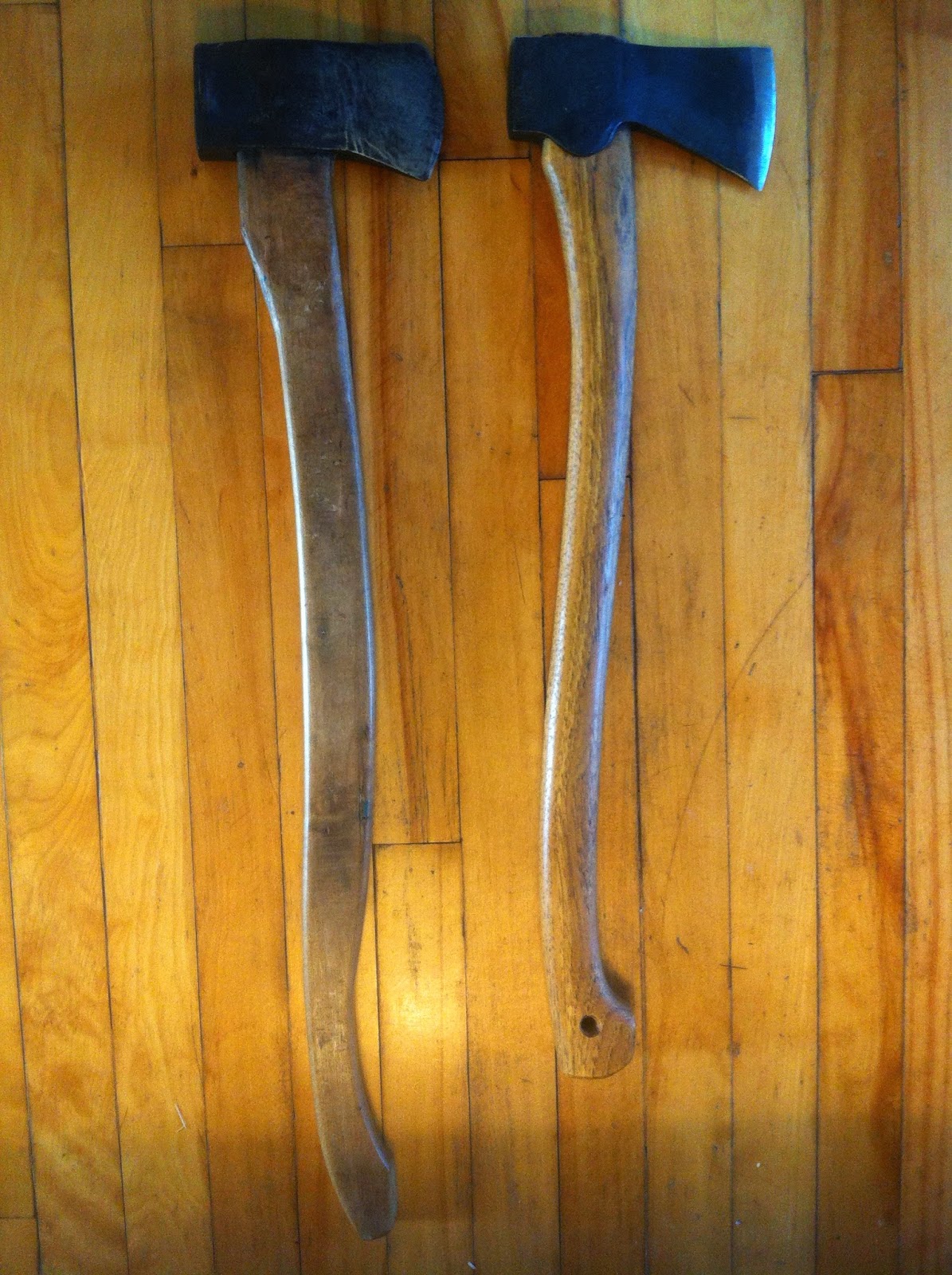 Two Nova Scotian Axes and an Old Canadian Axe