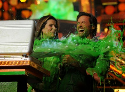 La Galeria del tio bueno: Hugh Jackman pringado en nickelodeon