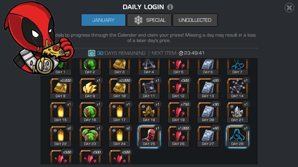 MCOC January 2019 Update Calendar New Event Bug Fixes MCOC January 2019 Update Calendar New Event Bug Fixes