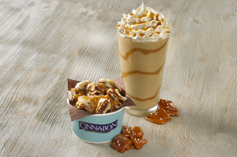 News: Cinnabon - New Salted Caramel Center of the Roll and Chillatta ...