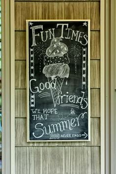 Western Warmth: Summer Chalkboard Ideas