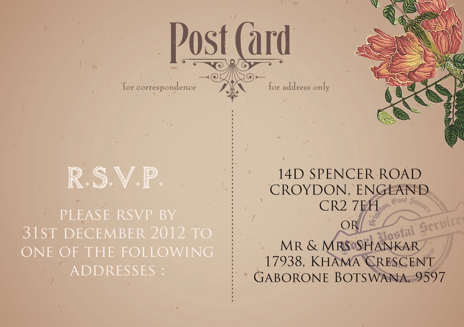 Knots and Kisses Wedding Stationery: A Vintage Colonial Themed Wedding ...