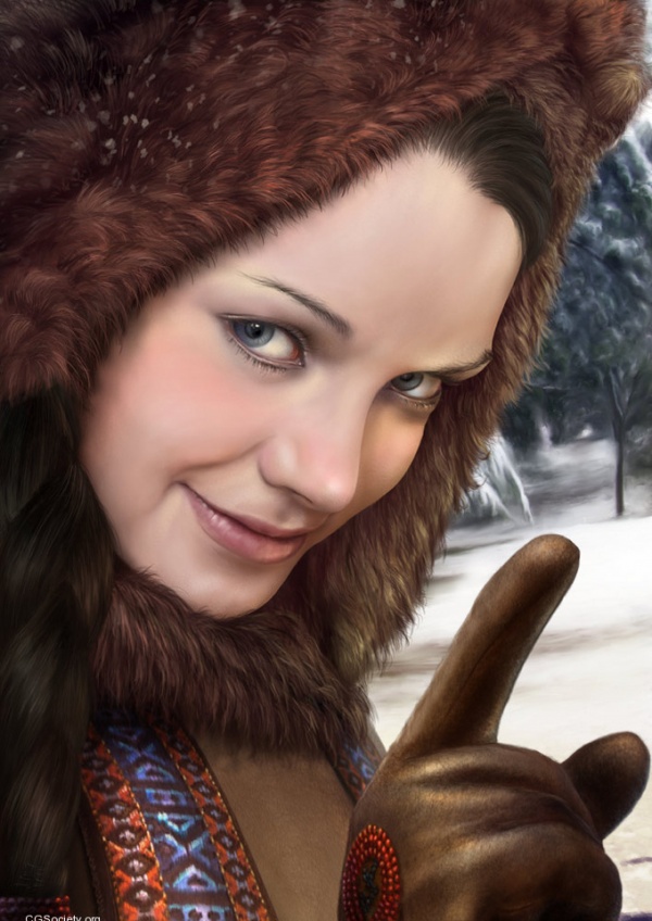 5 most beautiful Computer generated girls Artwork