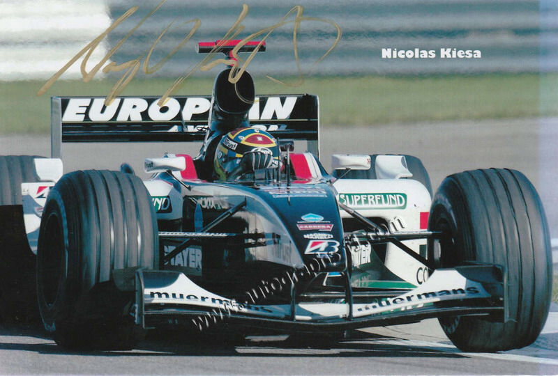 Autographs-F1: 301. Nicolas KIESA + Keith GREENE
