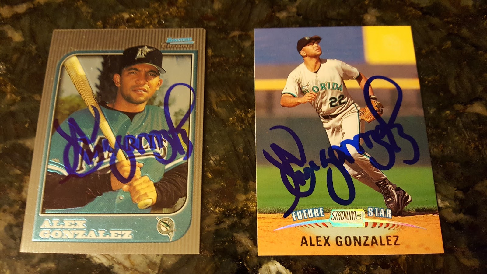Autograph Through The Mail Athletes: Alex Gonzalez