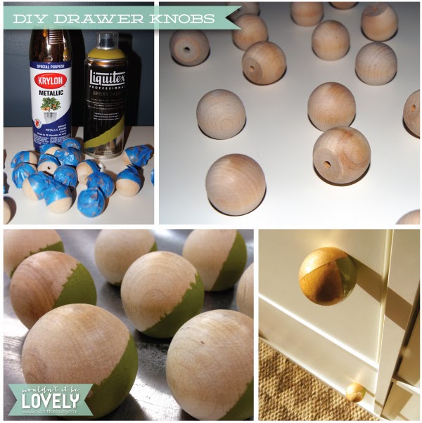 Wouldn't it be Lovely: DIY Drawer Knobs
