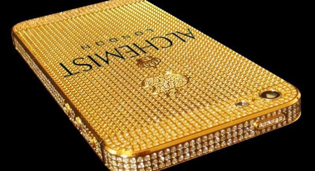 Lasrubiasdelatecnologia: IPHONE 5S GOLD AND DIAMONDS