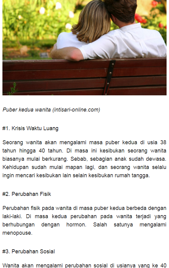 6 Ciri-Ciri Puber Kedua Laki-Laki dan Perempuan. Anda Harus Tahu ...