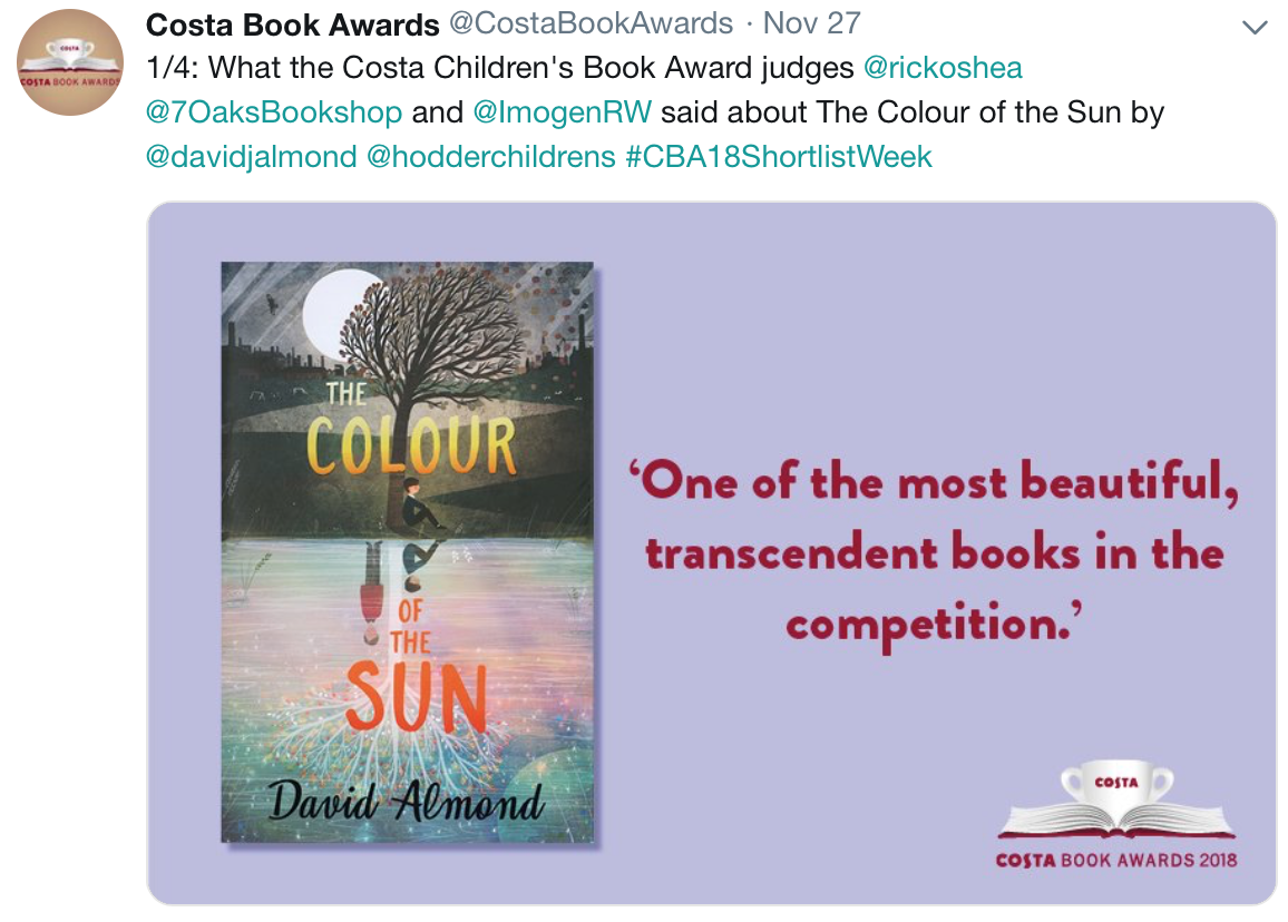 A video to celebrate Bone Talk's shortlisting for the Costa Children's ...