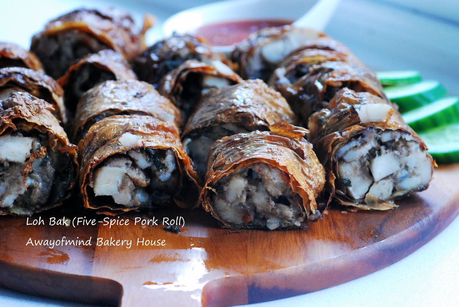 Awayofmind Bakery House: Loh Bak (Five-Spice Pork Roll) 五香肉卷