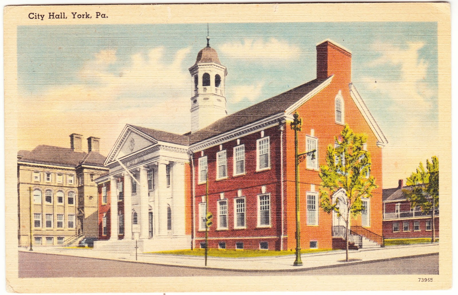 Papergreat: Postcard mailed from York: "Hi Toots!"