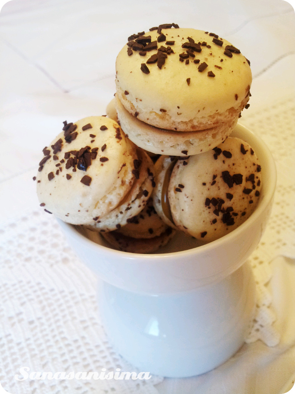 Cake Project: Macarons de chocolate y fruta de la pasión