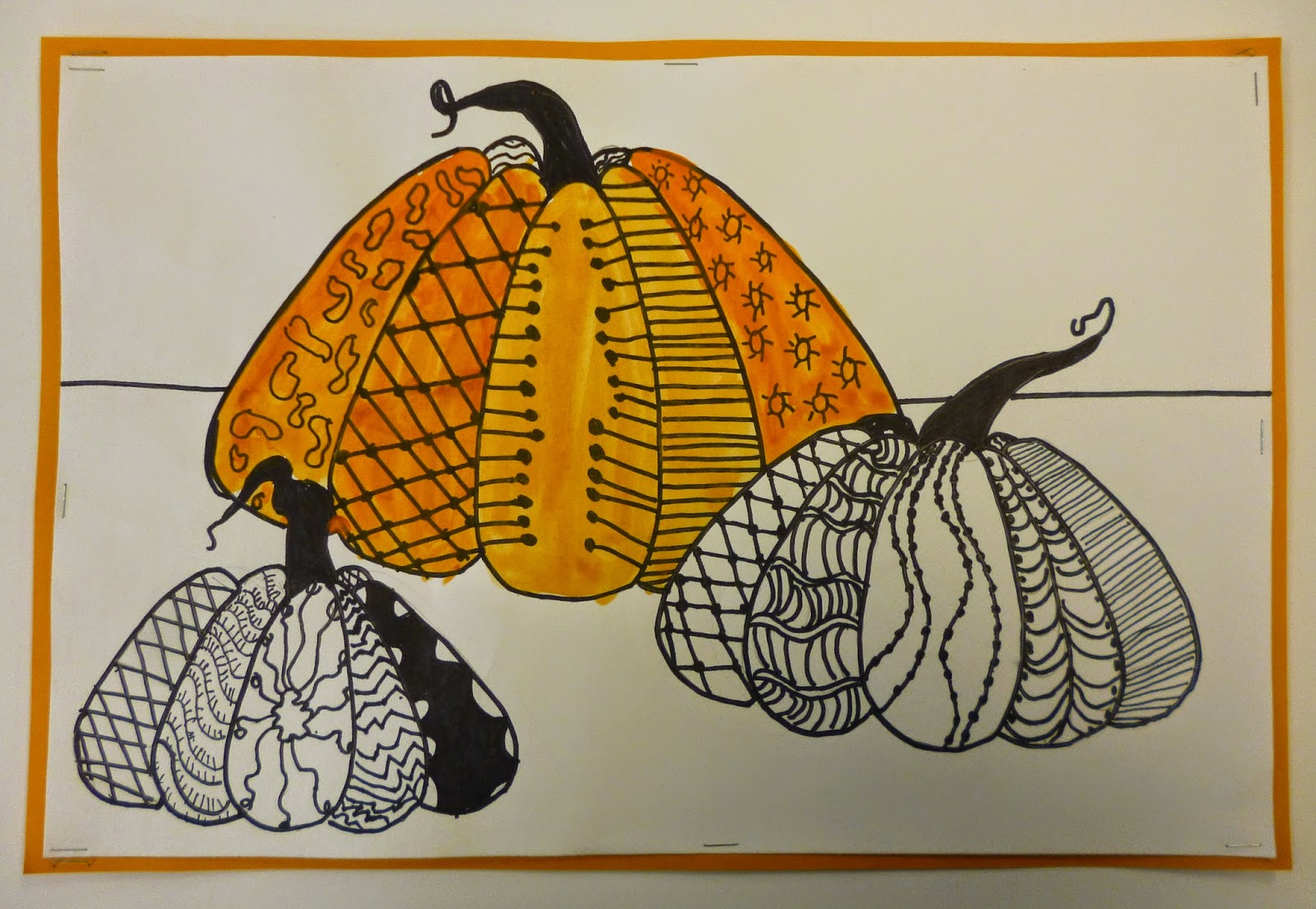 Zentangle Pumpkins