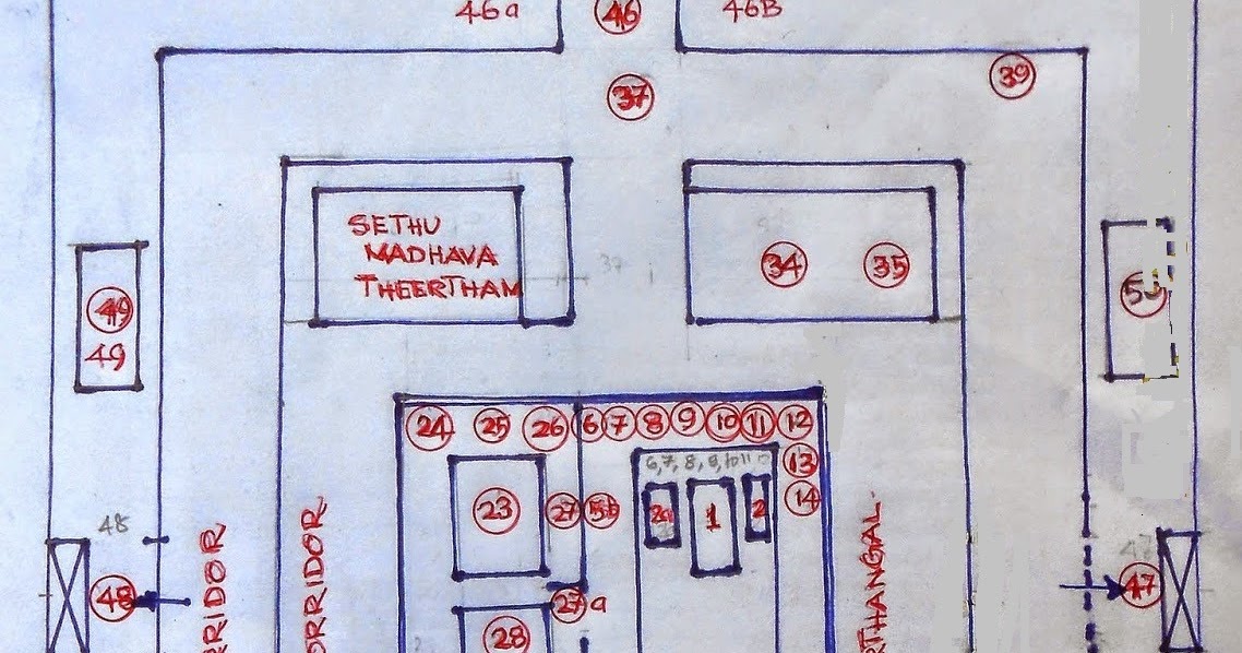 Tamilnadu Tourism: Ramanathaswamy Temple, Rameswaram – Temple Layout