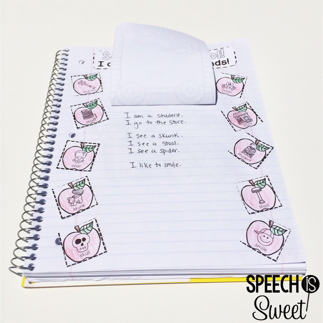 August Interactive Articulation Notebook! - Speech is Sweet