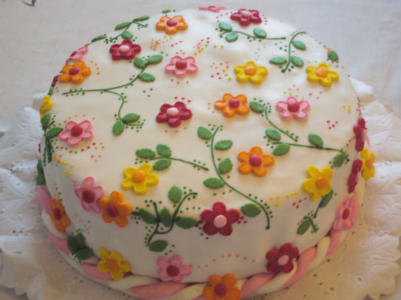 Sweet by Marina: Torta decorada con flores