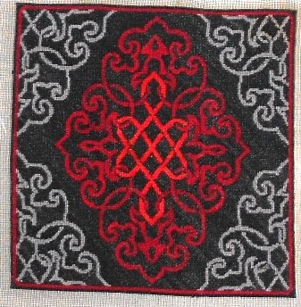 Natalia's Fine Needlework: GOTHIC RUG IS FINISHED