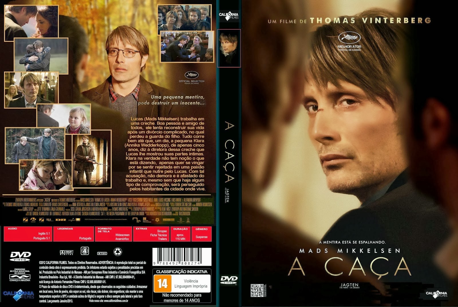 Capas Filmes Suspense: A Caça