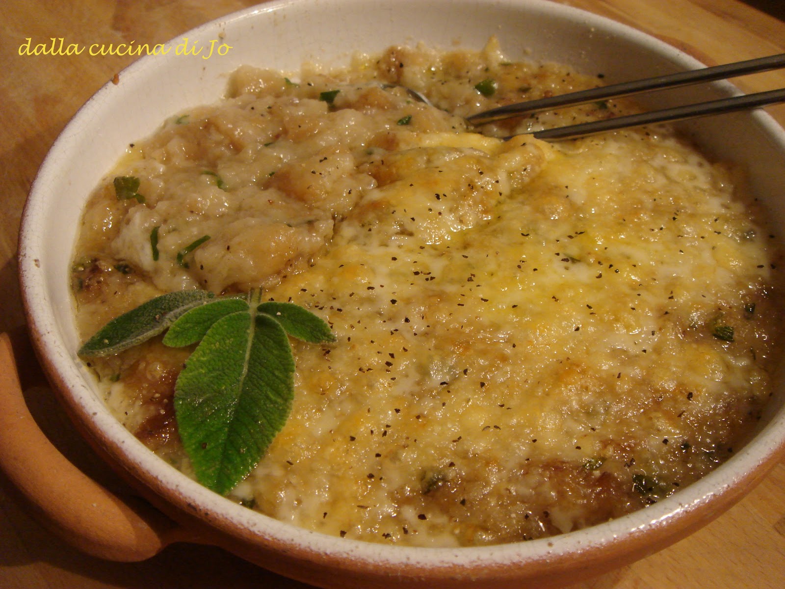 ''dalla cucina di Jo'': Pancotto gratinato