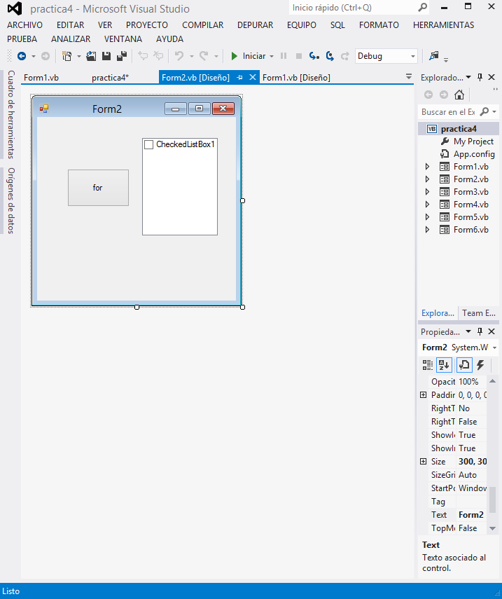 VISUAL BASIC: PRACTICA NO.3