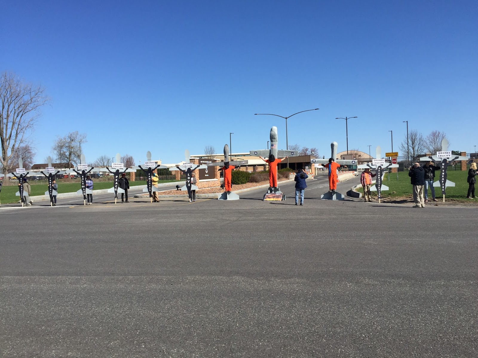 Organizing Notes: Good Friday Action at Hancock Drone Base in New York