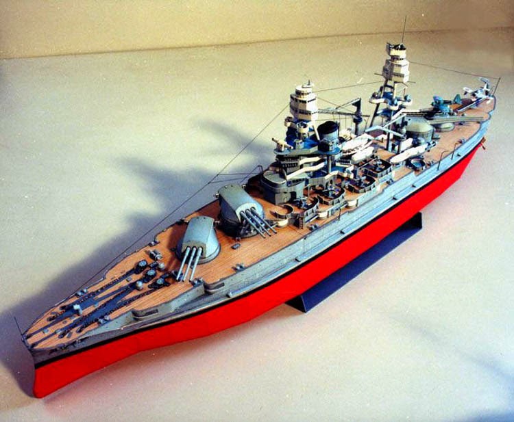 Papermodel Kapal Perang & Lain2: Papercraft USS Arizona