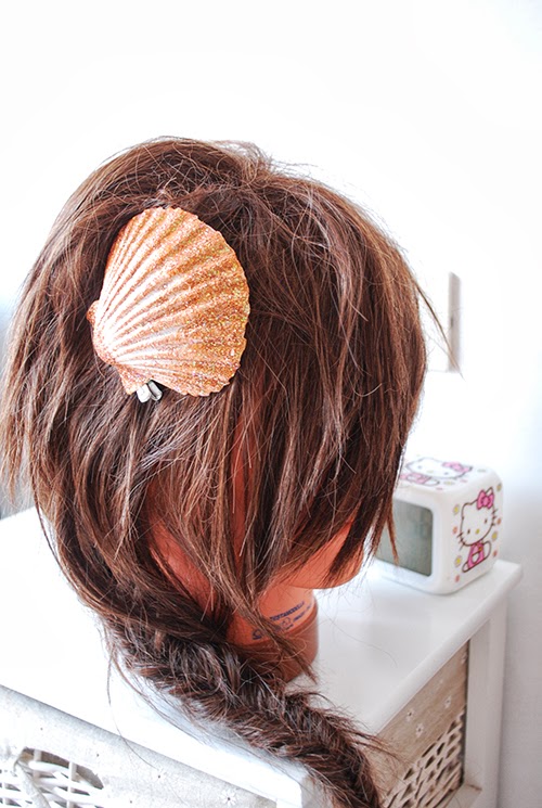 cute 'N' roll: DIY: Sea Shell Hairpin